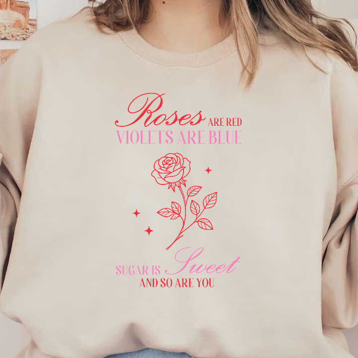Charming Rose Poem DTF Transfers | DTF Prints | MakeDTF