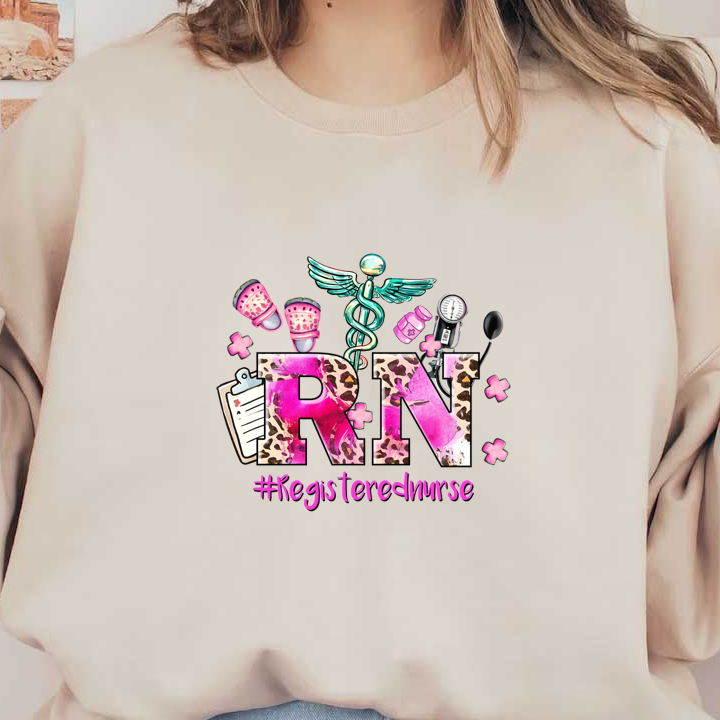 Nursing Leopard Print DTF Transfers | RN Design | MakeDTF