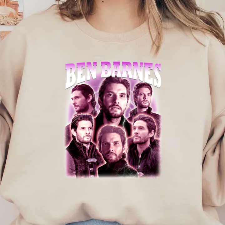 Vibrant Ben Barnes DTF Transfers Collage | MakeDTF