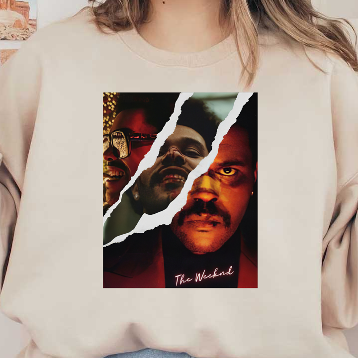 Creative The Weeknd DTF Transfers – Striking Torn Album Cover Prints ...